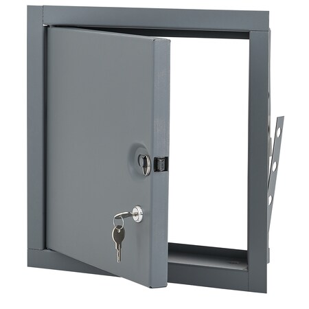 Elmdor Fire Rated Access Door, 8x8, Prime Coat W/ Cylinder Lock FR8X8PC ...