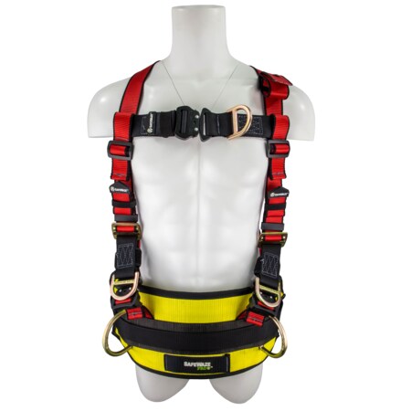 Safewaze Full Body Harness, Vest Style, L/XL FS77635-OD-L/XL | Zoro