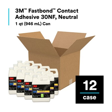 3M Instant Adhesive, 30NF Series, Clear, 0.7 oz, Bottle 21180 | Zoro