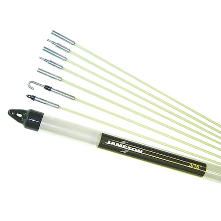 Jameson Glow Rod Kit with 10-1/2 Feet of Fiberglass Fish Rod 7S-718T | Zoro