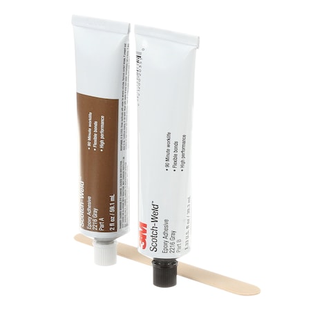 3M Instant Adhesive, 2216 Series, Clear, 0.21 oz, Tube, 2:03 Mix Ratio ...