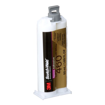 3M Epoxy Adhesive, DP460 Series, Off-White, Dual-Cartridge, 2:01 Mix ...