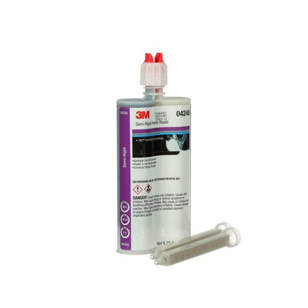 3M Instant Adhesive, Semi-Rigid Plastic Repair Series, Clear, 0.07 oz ...