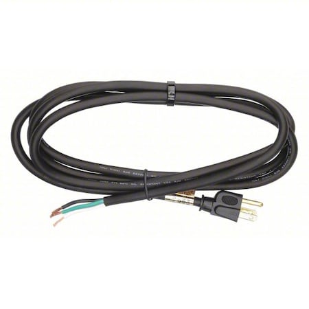 E3603 Power Cord, 5-15P, SJO, 8 ft., Blk, 15A, 14/3 | Zoro.com
