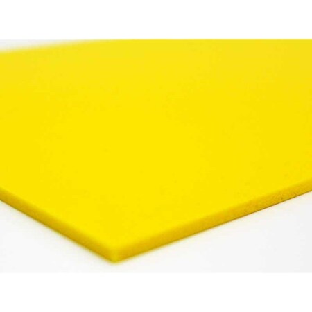 Visual Workplace PVC-Board, Yellow, 6"X12" 15-1924-0612-618 | Zoro