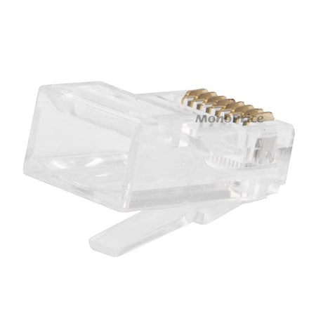 Monoprice Plug, Modular, RJ45, Solid, PK100 7245 | Zoro