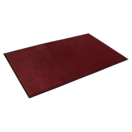 Crown Matting Technologies Carpeted Entrance Mat, Red, 3 ft. W x DS ...