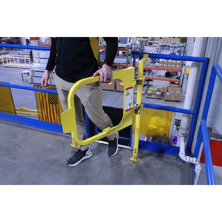 Ps Industries Single Door Metal, Yellow, 21 LSG-2030-PCY | Zoro