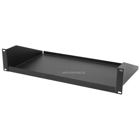 Monoprice Rack Shelf, 10in.H x 3.5in.W x 10in.D 8631 | Zoro
