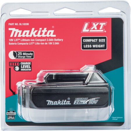 Makita 18V LXT® Compact 2.0Ah Battery (BL1820B) | Zoro