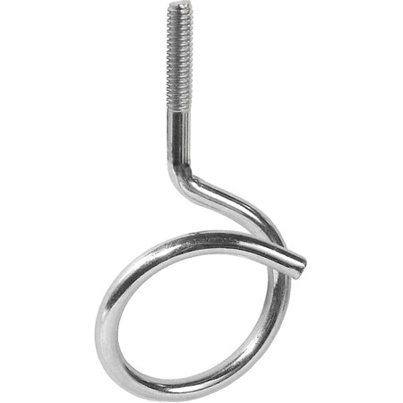 Garvin Bridle Ring 1-1/2" Loop 1/4-20 Machine Screw Threaded Leg BR-150 ...