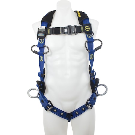 Werner H0620 Climbing/Positioning Harness-T, XL, 425 lb, Quick-Connect ...