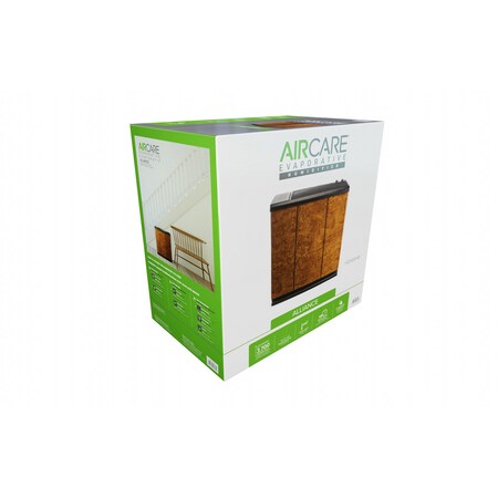 Aircare Portable Humidifier, 5.4 gal, 3,700 sq. ft., Console, Oak Burl ...
