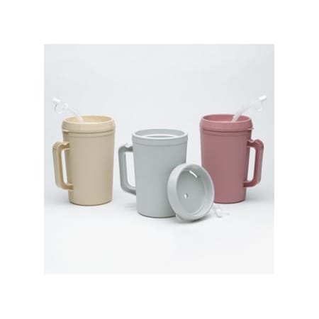 Medegen Medical Products Pitcher Insulated w/Straw, Bggd, Rose, PK24 ...