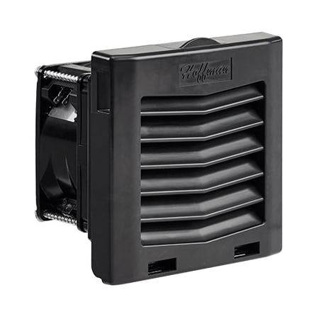 Nvent Hoffman HF Side-Mount Filter Fans, Black, ABS HF0416413 | Zoro