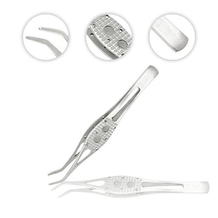 Scientific Labwares Histology Tweezers, 5.5", Curved, 1.5mm SWZR-018 | Zoro