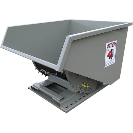 Hippo Hopper HD Hopper, 3 yd., 6500 lb., Gray HH48HD | Zoro