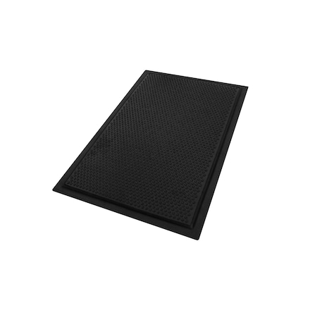 M A Matting DuraComfort (formerly Happy Feet) Grip Surface Mat, Black 2 ...