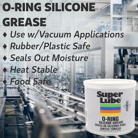 Super Lube Multipurpose Silicone Grease, H1 Food Grade, NLGI Grade 2, 3 ...