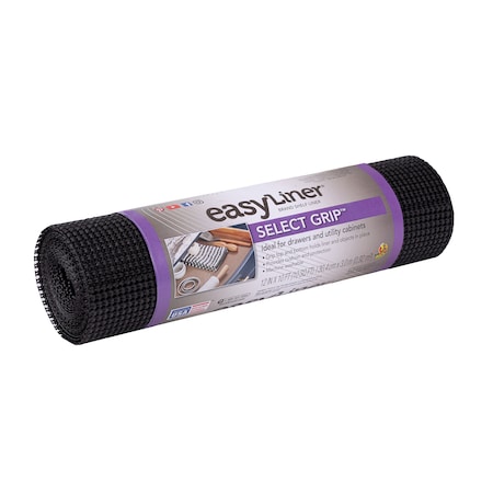 Easy Liner Shelf Liner 12"x10 ft., Black SELECT EASY LINER | Zoro