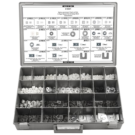 Disco Automotive Hardware Assortment, 745 PCS 8691 | Zoro