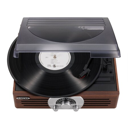 Jensen Stereo Turntable w/ AM/FM Radio 3-Speed JTA-222P | Zoro