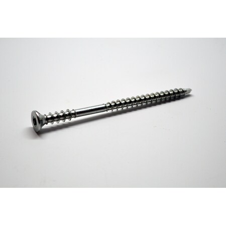 Mkt Fastening Wood Screw, #12, 3-1/2 in, Zinc Plated Steel Flat Head ...