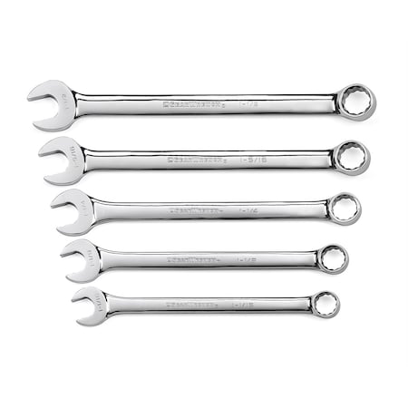 Kd Tools Combo Wrench Set,Large,SAE,12 pt.,5 pcs. (81921) | Zoro