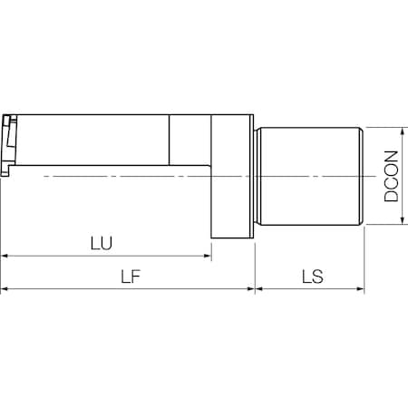 Kyocera Sub-Spindle Turning Toolholder, KSTB SR1620TGF32 Sub-Spindle ...