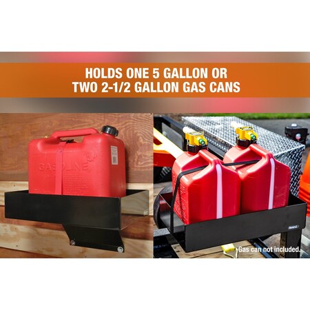 Buyers Products Rack, Gas Can, w/Secure Strap LT30 | Zoro