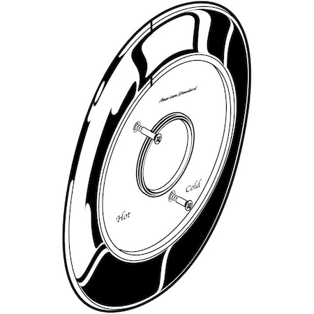 American Standard Symphony Esch - Screws-Repair Chrm M962367-0020A | Zoro