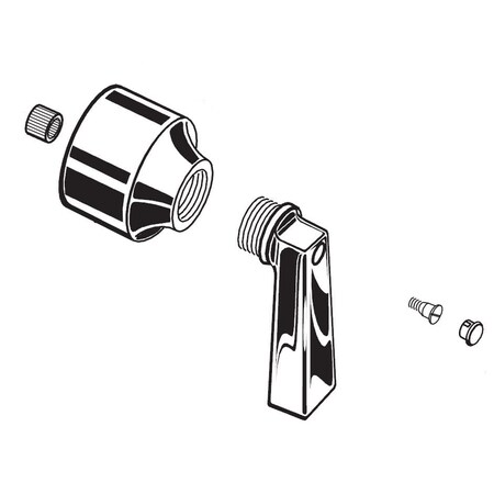 American Standard Lever Handle Kit Town Square Chrome M962638-0020A | Zoro