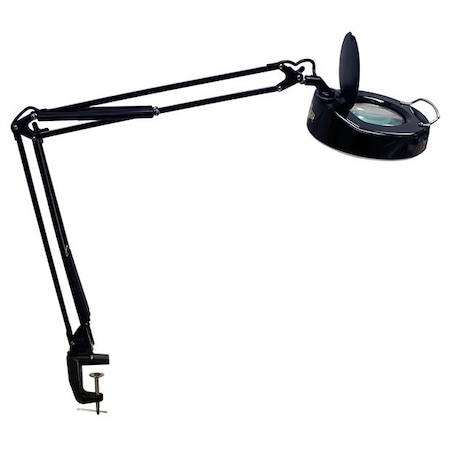 Proskit Magnifier Workbench Lamp, Black, 5 Diopt MA-1205CA-B | Zoro
