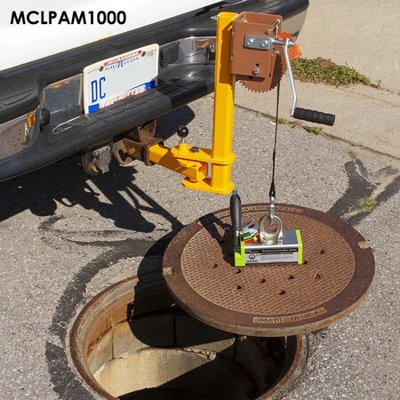 Mag-Mate Manhole Power Arm - Manual, Receiver Mou MCLPAM1000 | Zoro