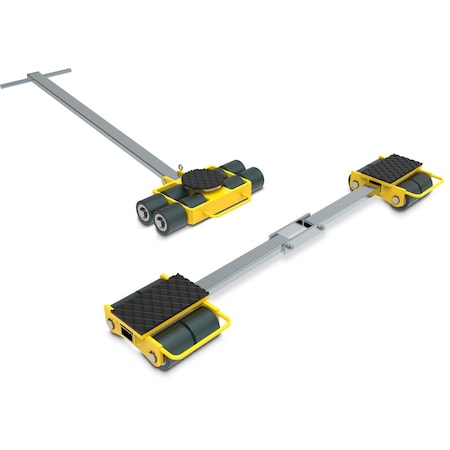 Enerpac Wheeled Machine Skate Set, 13 ton MLSS13 | Zoro