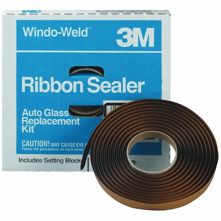 3M Window-Weld Round Ribbon Sealer, 3/8"X15' MMM8612 | Zoro