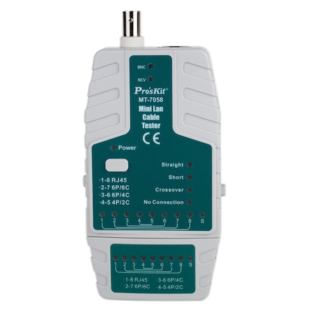 Proskit Mini LAN Cable Tester MT-7058 | Zoro