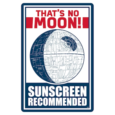Blue Wave Products Star Wars Pool Sign, Thats No Moon, Sunsc NA8018 | Zoro