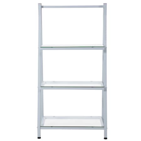 Flash Furniture Winfield, Glass, Desk and Bookshelf NAN-CEK-36-GG | Zoro