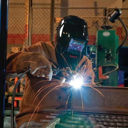 Honeywell North Welding Helmet, Black, Shade 9-13 HW200 | Zoro