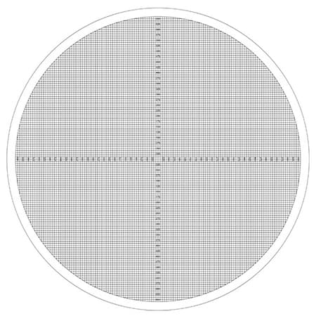 Suburban Optical Comparator Grid Chart For 20 Pow OC-2-20X | Zoro