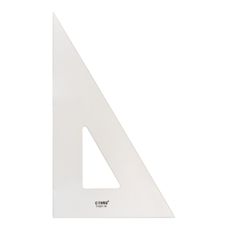 Westcott Triangles, 14" Professional Triangle-30/60 P390-14 | Zoro
