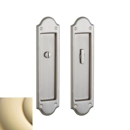 Baldwin Privacy Sliding Door Locks Lifetime Brass PD016.003.PRIV | Zoro
