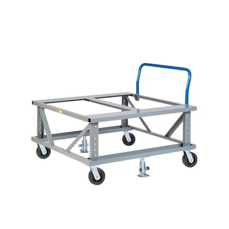 Little Giant Adj. Height Mobile Pallet Stand, 42x48, Handle, Load ...