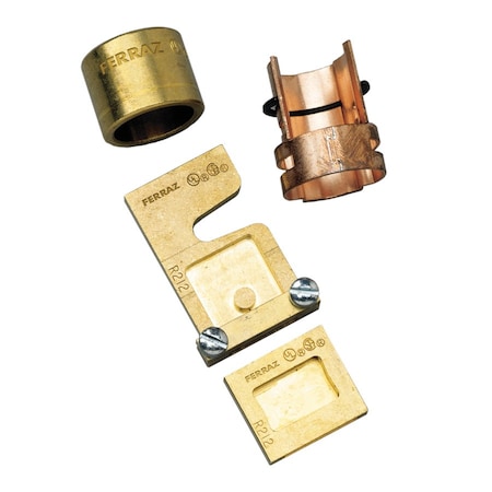 Mersen Fuse Reducer, R Fuse Class, 200A Max. Amps, 250V AC Max. Volts ...