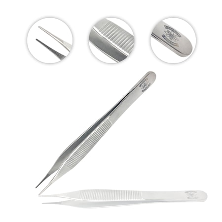 Scientific Labwares Long Nose Adson Dissecting Forceps SWZR-050 | Zoro