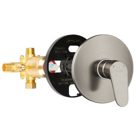 Pulse Showerspas Trutemp Pressure Balance Valve W/Brushed-Nickel Trim ...