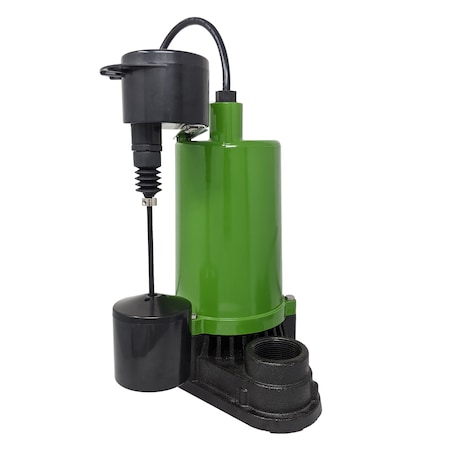 Pumpspy Thermoplastic Sump Pump 1/2 HP PS500 | Zoro