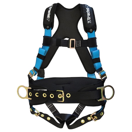 Tractel Tracx Full Body Harness, Industrial Fall Arrest, Belt, M Size ...