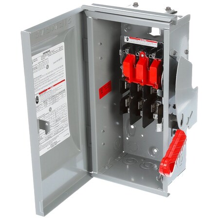 Siemens Fusible Single Throw Safety Switch, Heavy Duty, 240V AC, 3PST ...